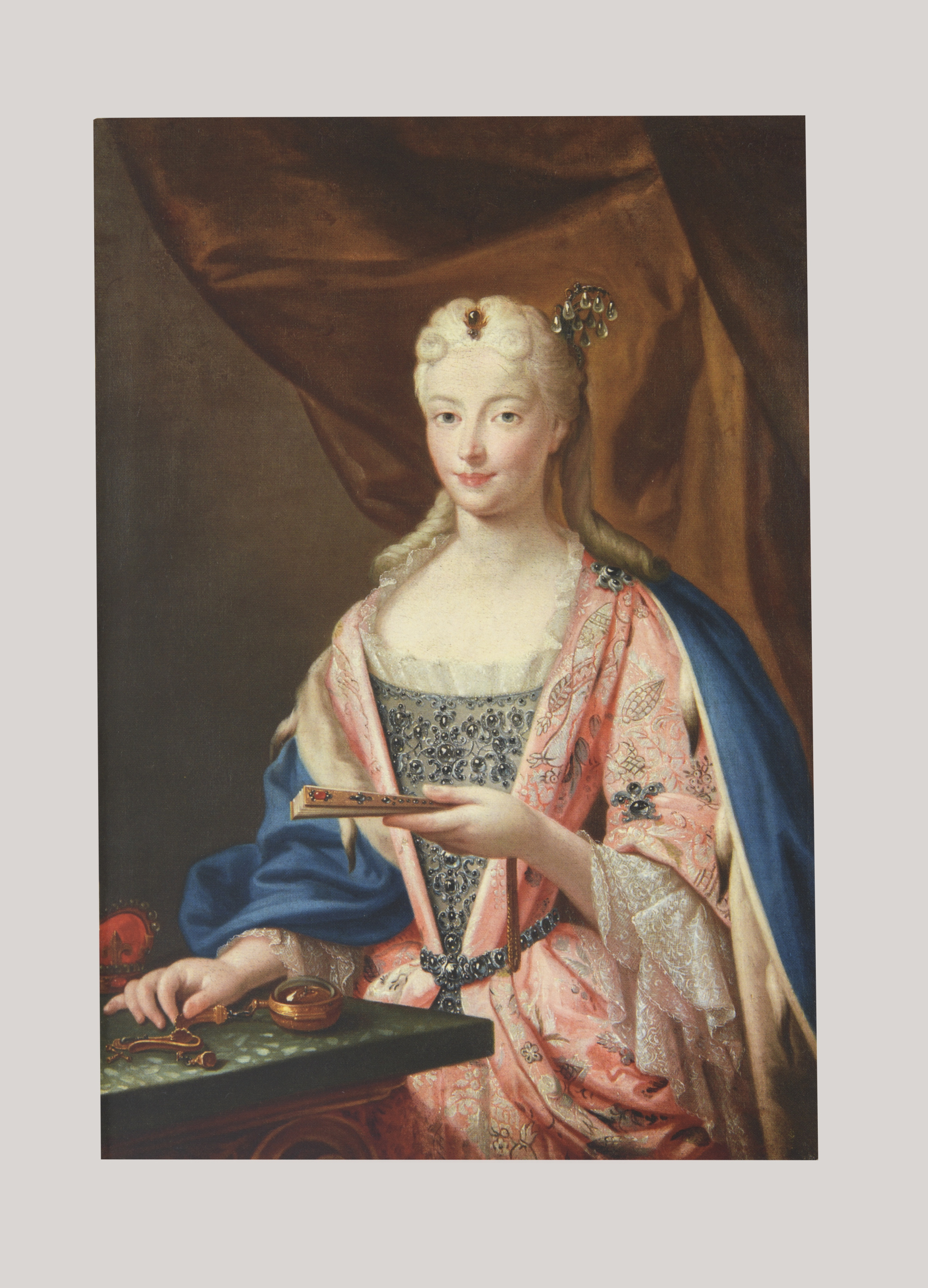 Zeszyt z fragmentem portretu Marii Klementyny Sobieskiej - Muzeum ...